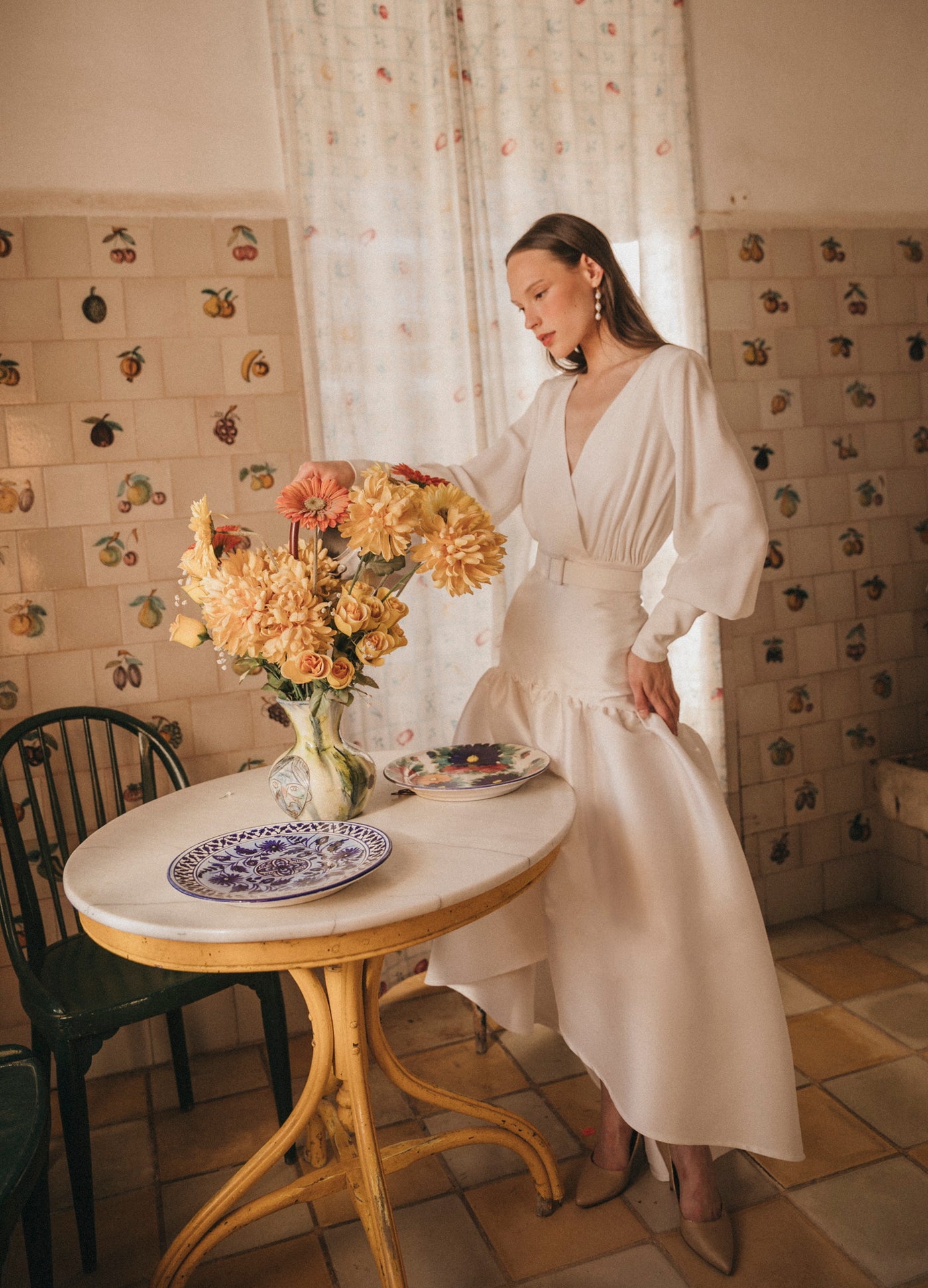 Body de novia manga larga | FARROW | CHERUBINA