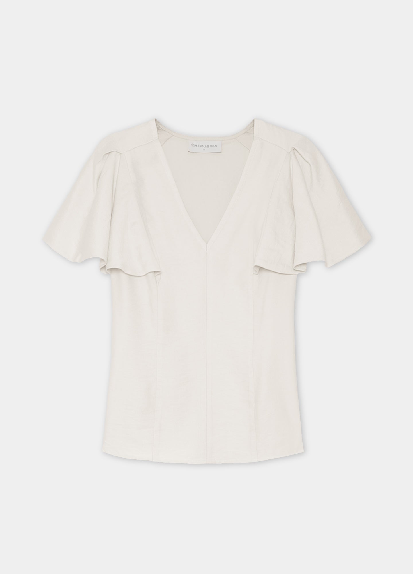 Women's V-neck party top | REEM | CHERUBINA
